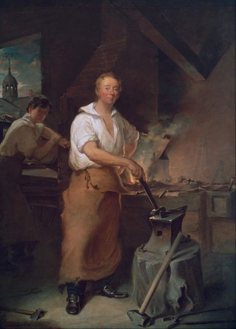 Blacksmith On Duty – Michael Carver — Historical Interpreter/Reenactor