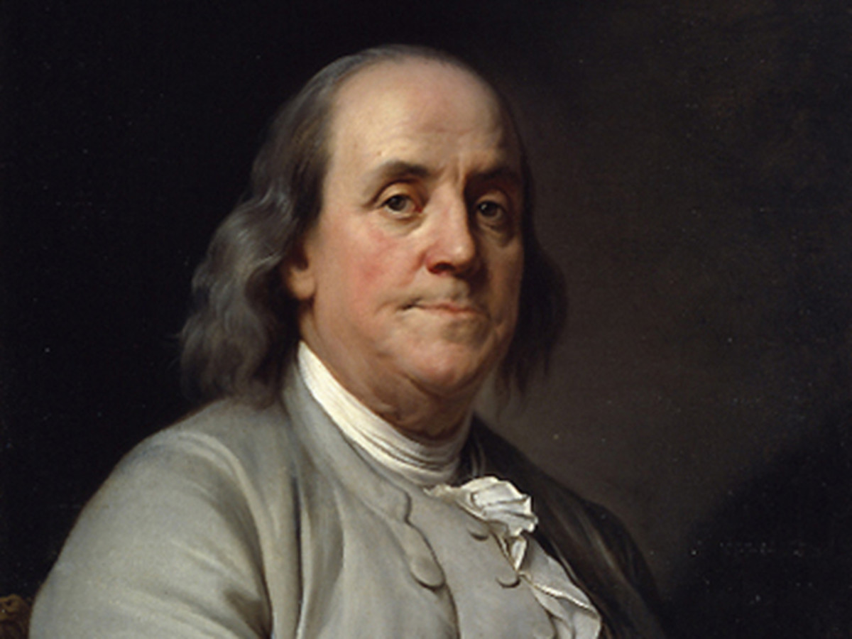 Benjamin Franklin was born on 17 Milk Street in Boston, Massachusetts ...