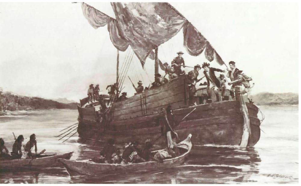 US Marines in the American Revolution — Ohio River Row Galley – Michael ...